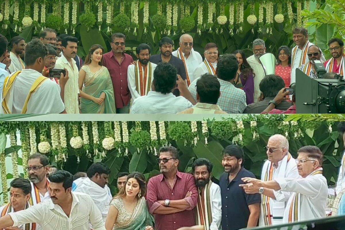 RC16 : రామ్ చరణ్-జాన్వీ సినిమా లాంఛనంగా ప్రారంభం.. Ram Charan 16 movie ...