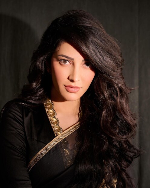 Tollywood Heroines - Priyanka Arul Mohan - Shruthi Hassan: నల్లచీరలో అదరగొట్టిన హీరోయిన్స్ ...