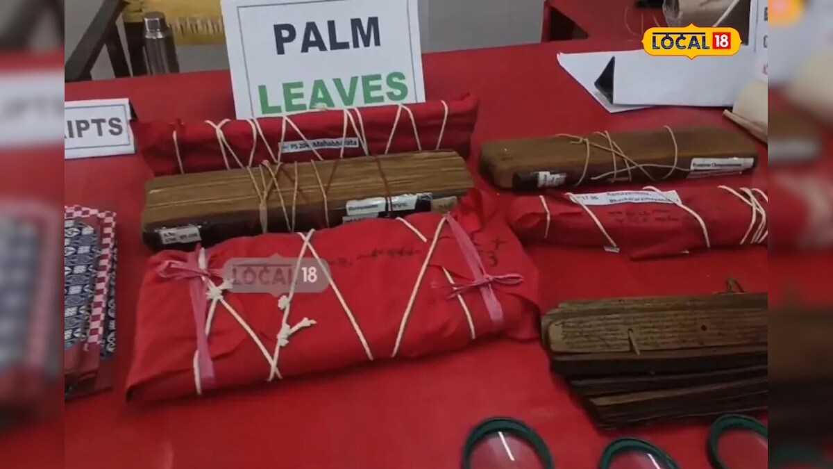 విశాఖలో రాజులు కాలం నాటి తాళపత్ర గ్రంథాలు..!! | Preserving Ancient Palm ...