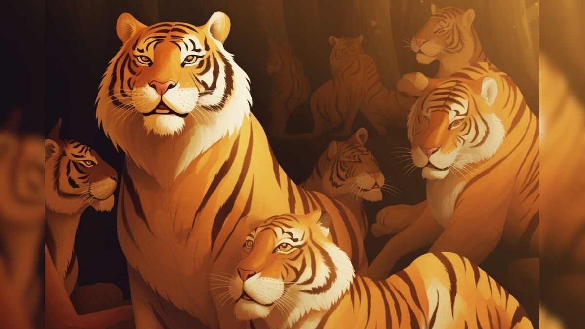 Tiger Optical Illusion: ఈ ఫొటోలో ఎన్ని పులులు ఉన్నాయి? 10 సెకన్లలో ...