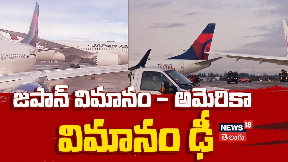 Japan Airlines Jet Wing Strikes Delta Air Plane