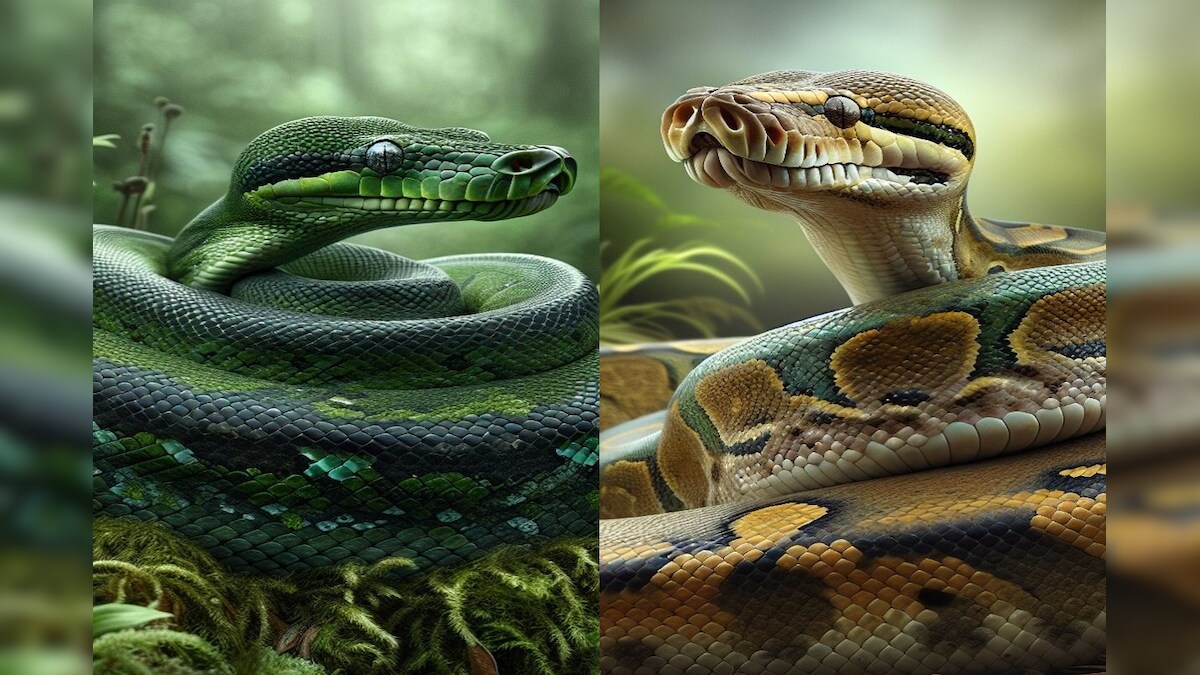 Python: ఊసరవెల్లిలా రంగులు మార్చే అరుదైన పాము.. ఈ పాముకు కొంచెం ...