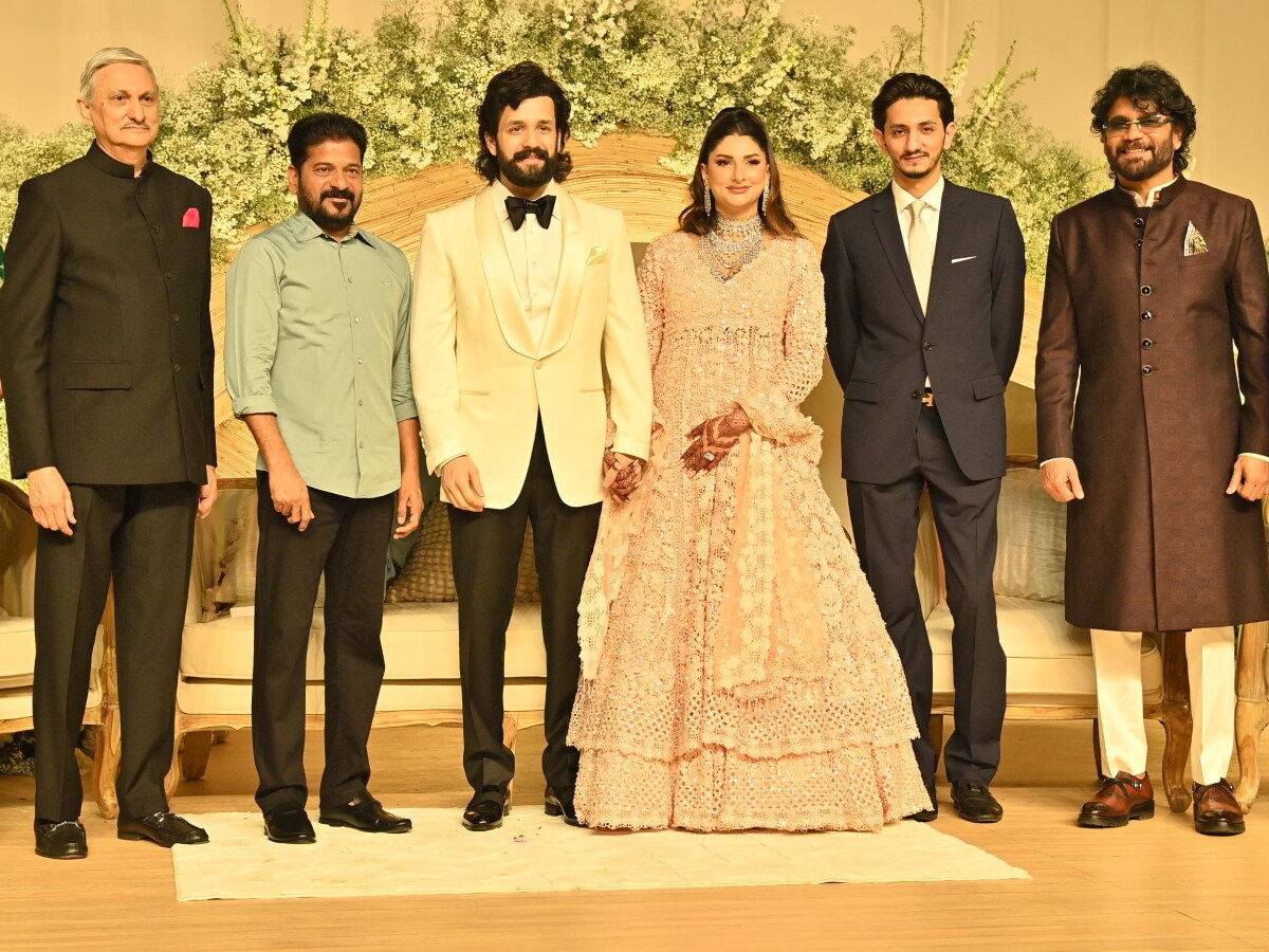 Akhil Akkineni Reception: గ్రాండ్‌గా అక్కినేని అఖిల్ రిసెప్షన్ ...