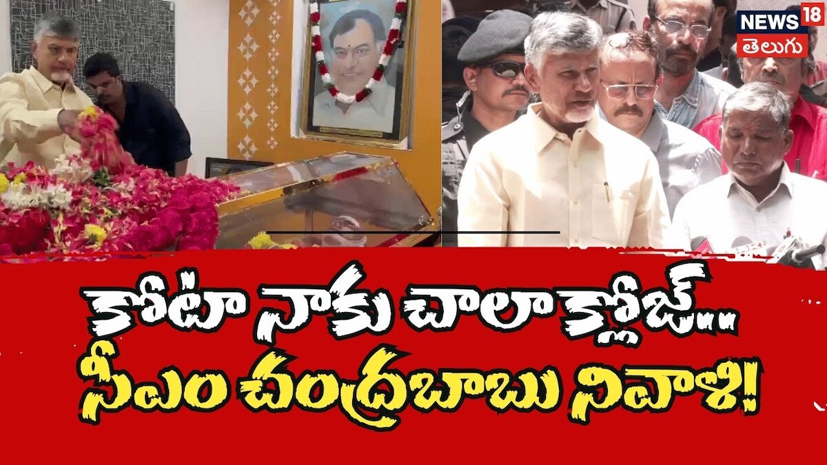CM Chandrababu Naidu pays tribute to Kota Srinivas Rao | తెలంగాణ - News18 తెలుగు