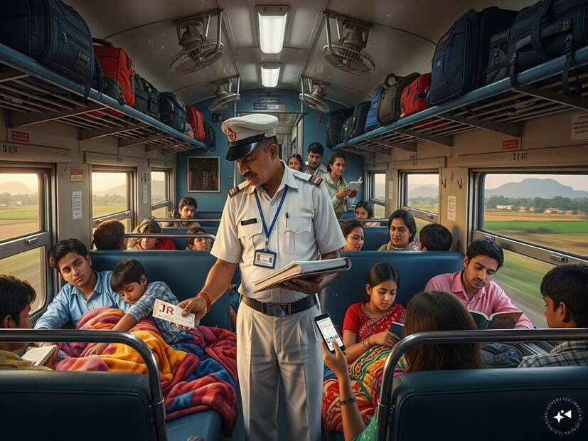 Indian Railways: టికెట్ అడిగితే జేబులో నుంచి కాగితం తీసి చూపించిన ...