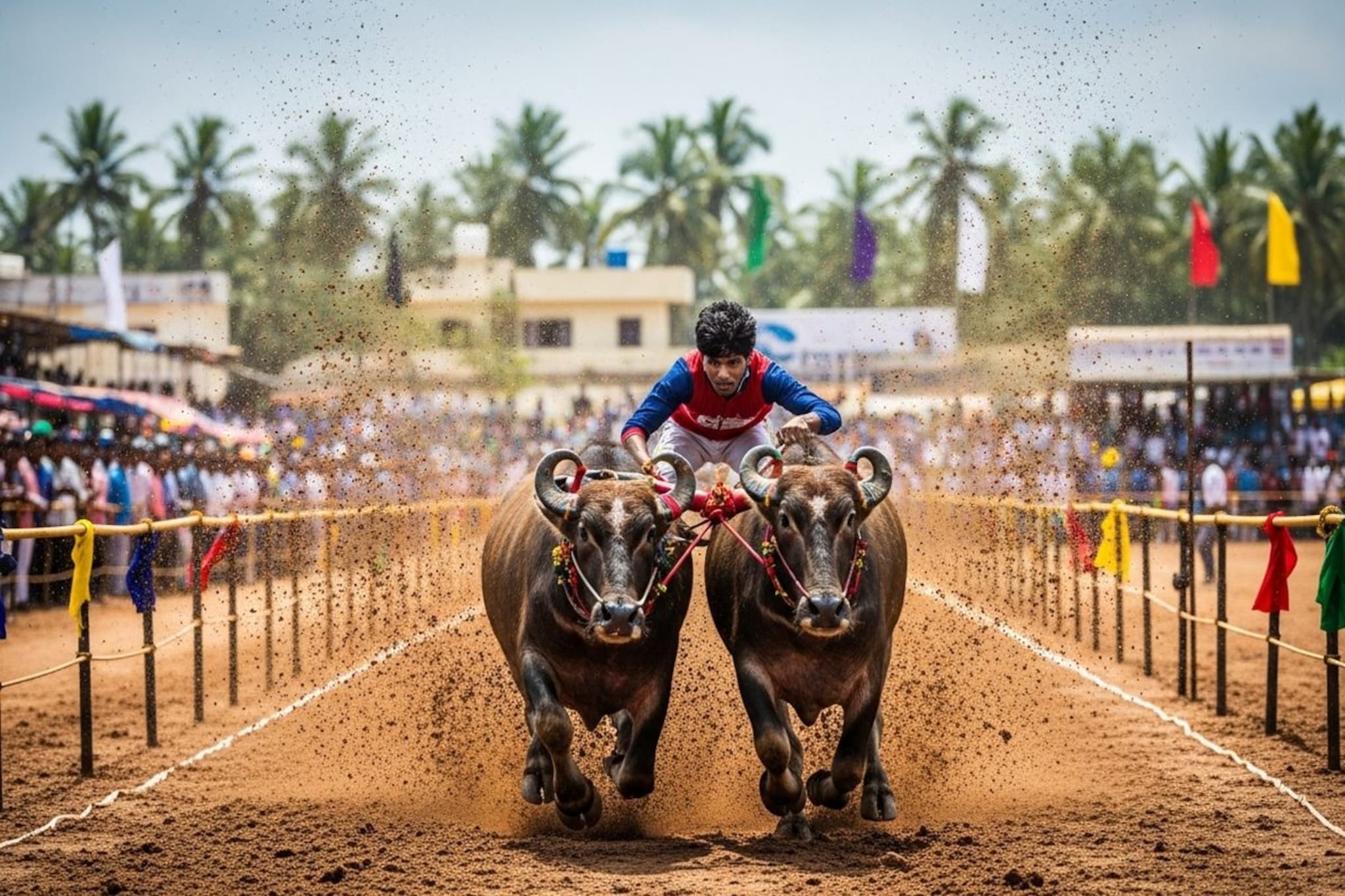 Kambala Race: కేవలం 10.87 సెకన్లలో 125 మీటర్లు.. మంగళూరు కంబళలో ...