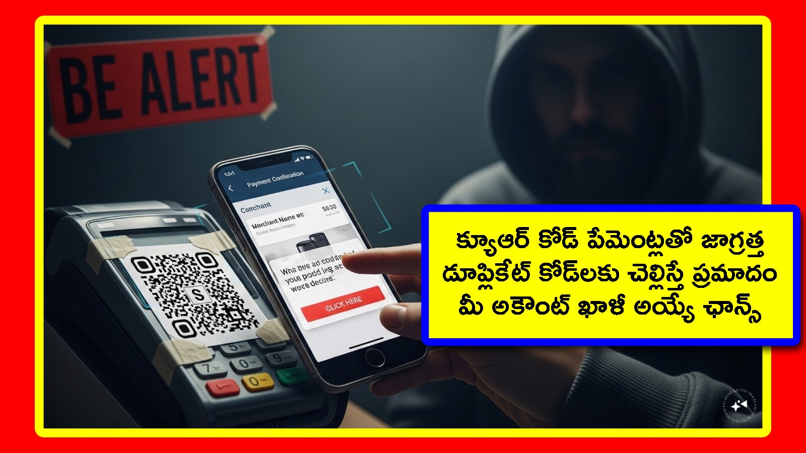 QR Code Alert: ప్రతీదీ QR కోడ్ స్కాన్ చేసి చెల్లిస్తున్నారా? మీ మొబైల్ ...