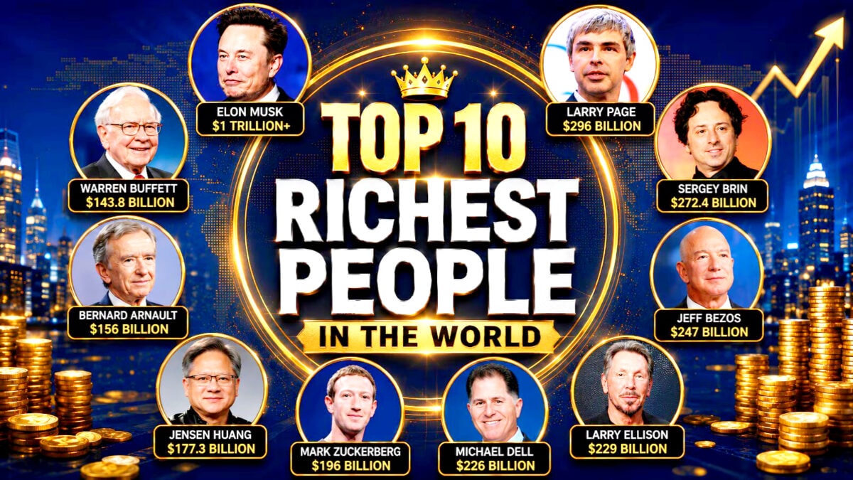 World Richest People List 2026: ప్రపంచ కుబేరుడిగా ఎలాన్ మస్క్.. టాప్ 10 ...