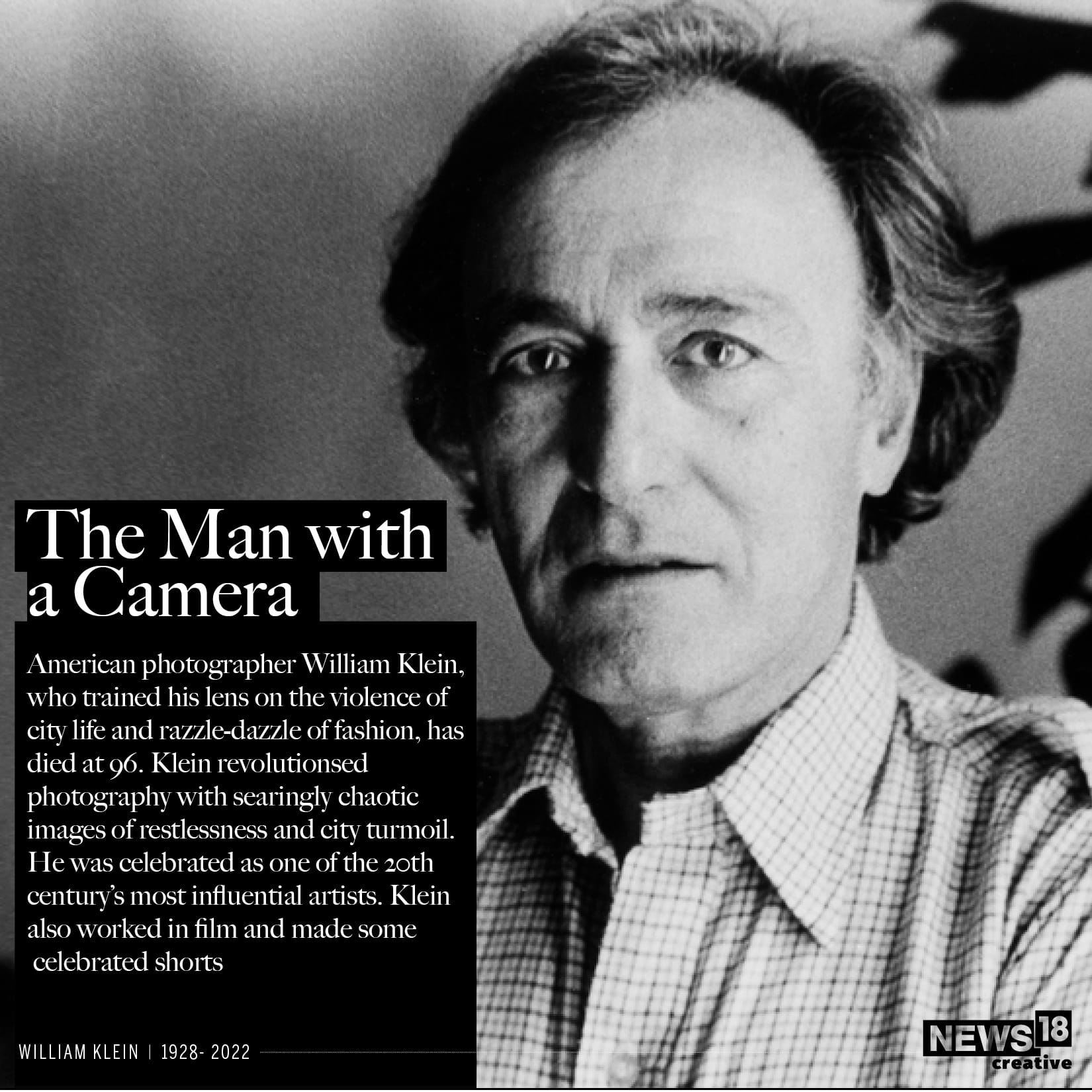 Photographer and Filmmaker William Klein – Life and works