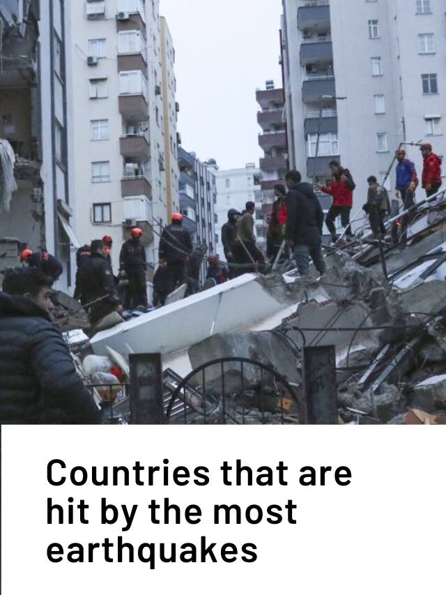 Turkey to China: Countries that are hit by the most earthquakes