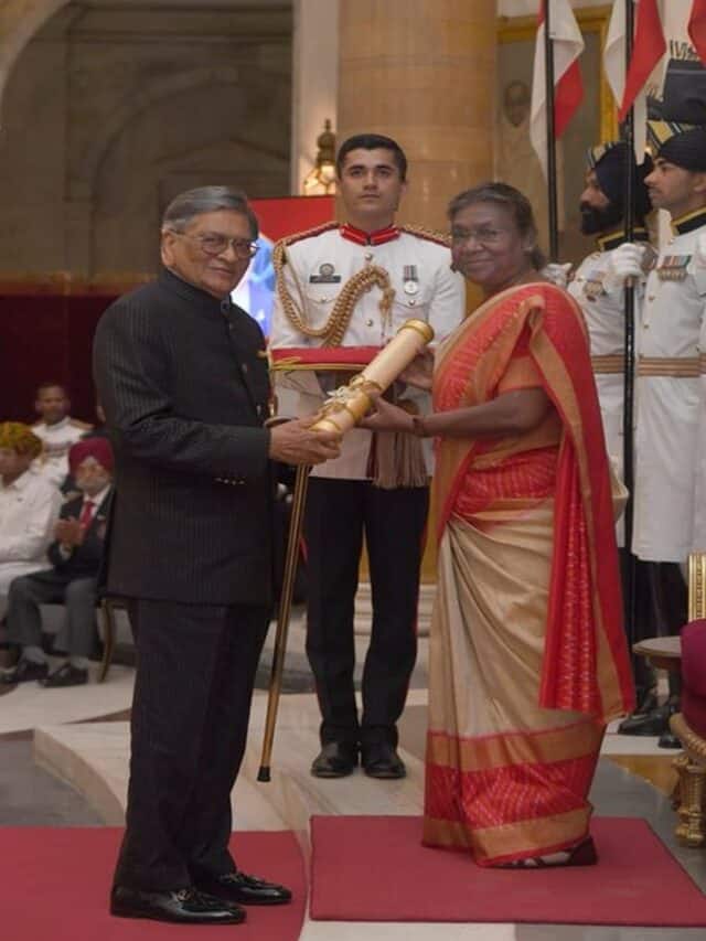 S M Krishna presented Padma Vibhushan Award – a look the other winners