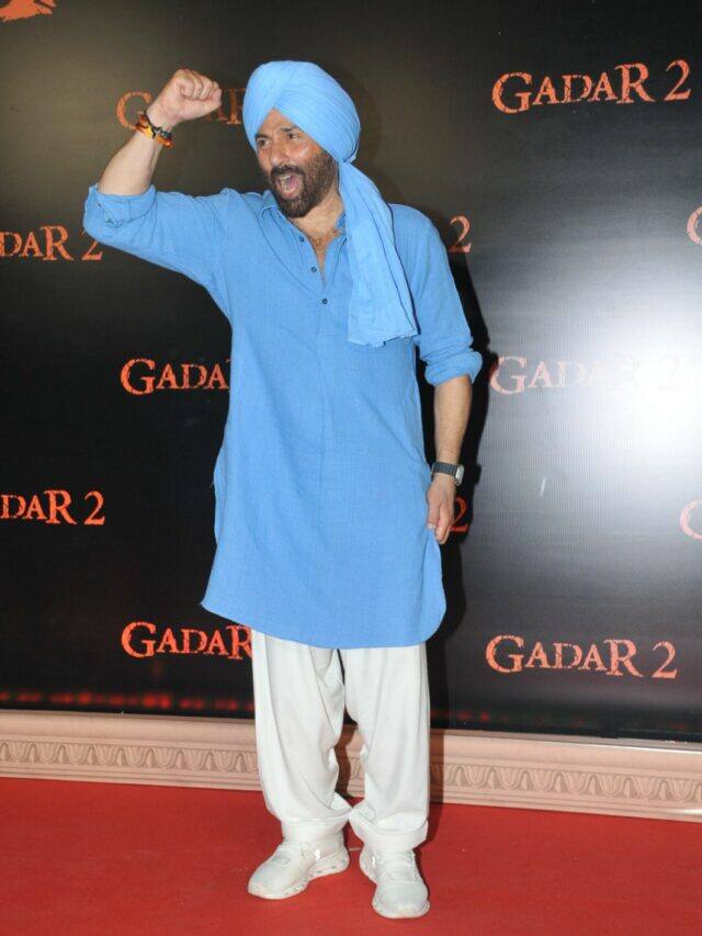 Gadar 2 Grand Premiere: Dharmendra, Bobby Deol Attend