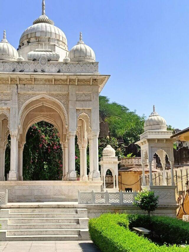 राजाओं का भव्य श्मशान घाट जयपुर में