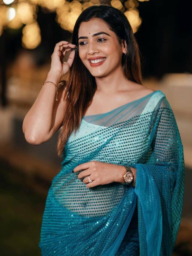 ಸೀರೆಯಲ್ಲಿ Sara Annaiah ಮುದ್ದಾದ ಫೋಟೋಸ್