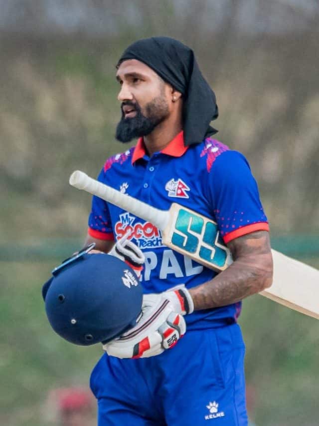 Nepal's Dipendra Singh Airee hits six sixes in an over