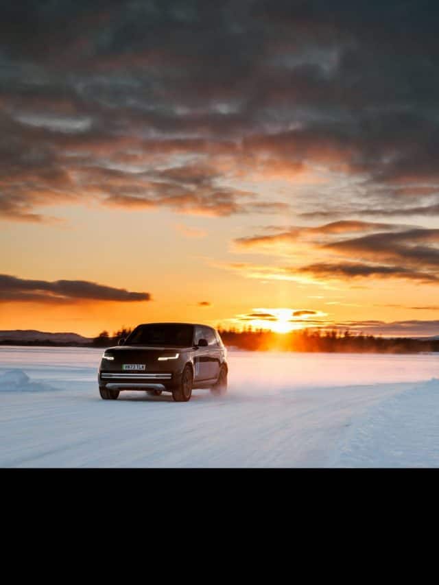 Range Rover Electric undergoes pre-production test runs in the snow