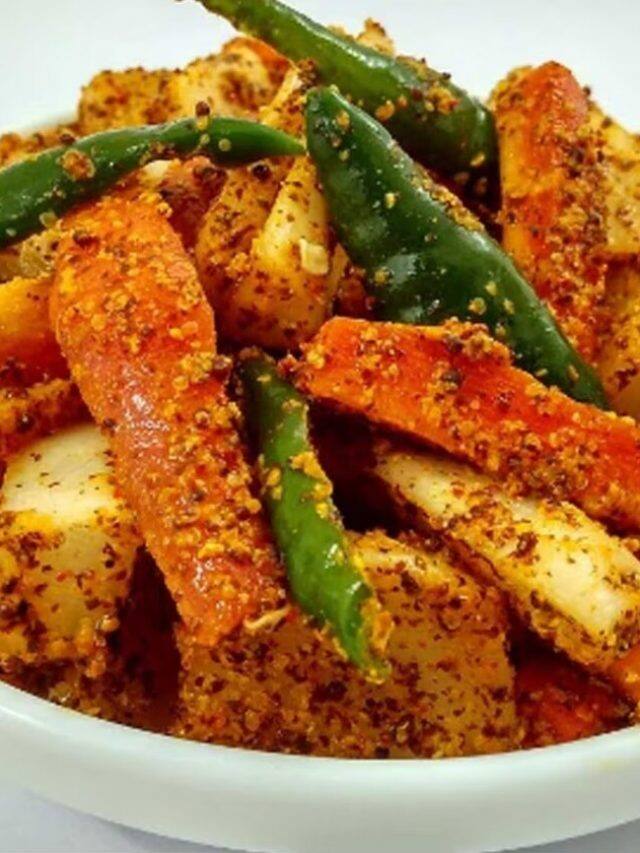 Delicious Gajar-Mooli Ka Achaar Recipe