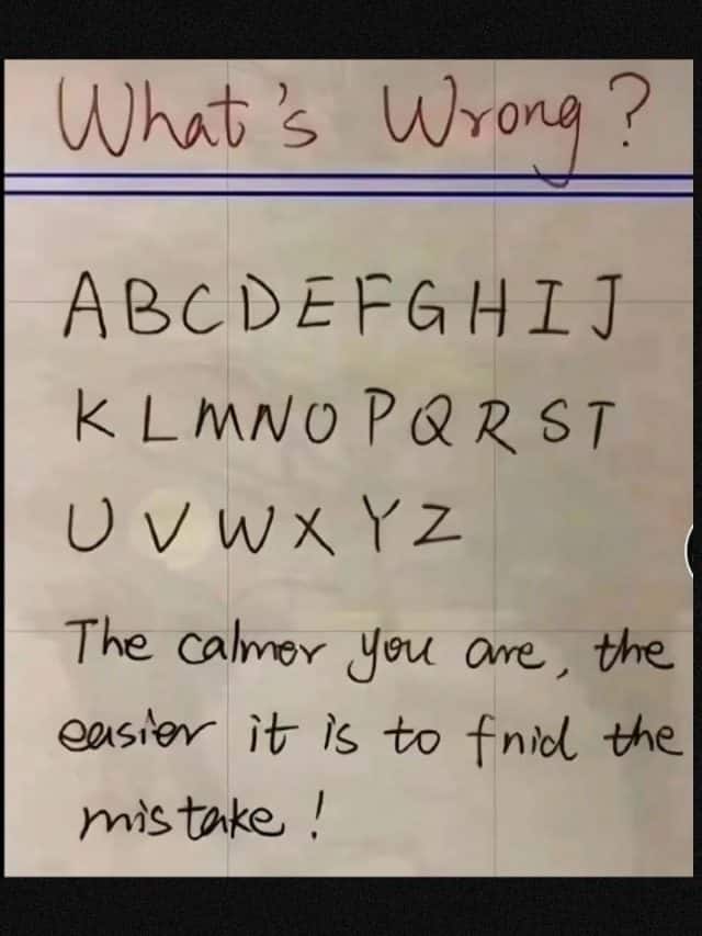 Find Out What Is Wrong With This Picture In 5 Seconds