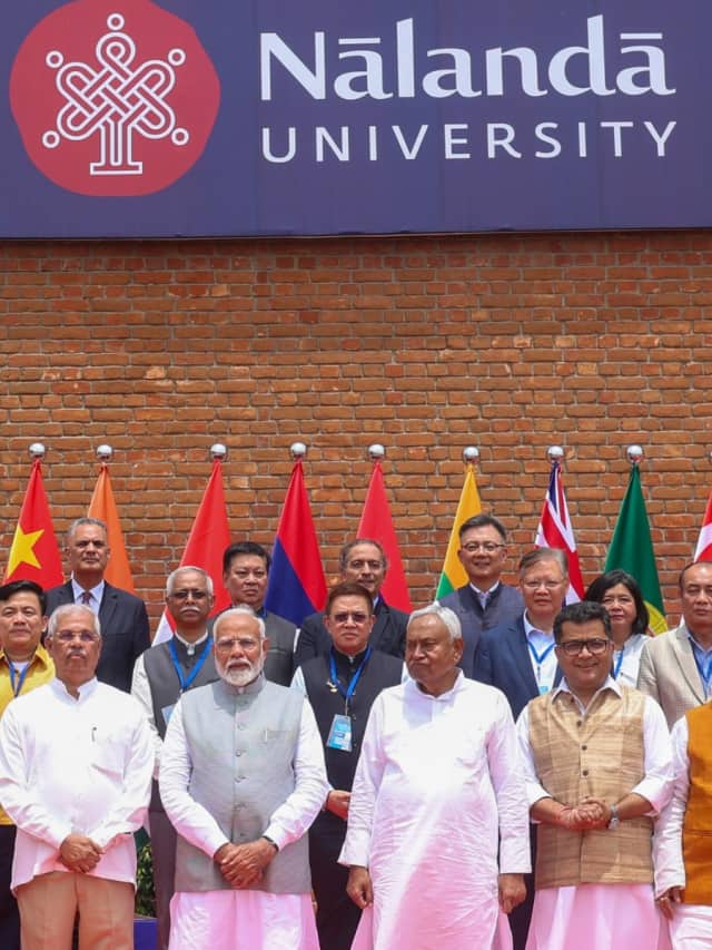 Nalanda University Logo PM Modi Inaugurates New Campus Of Nalanda