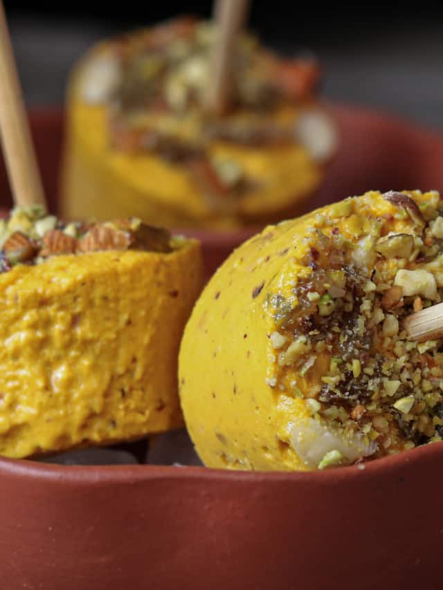 Yummy Mango Thandai Kulfi Recipe