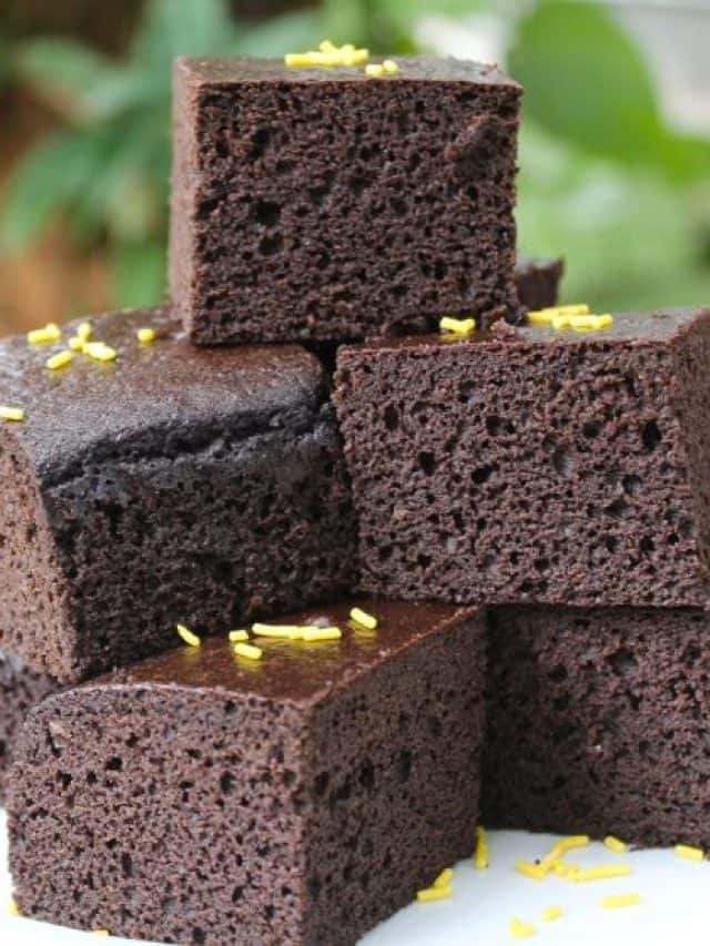 Ragi Dark Chocolate Cake Recipe