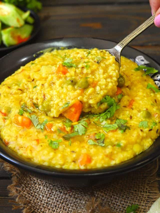 High Protein Vegetable Daliya Recipe