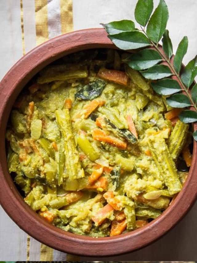 Healthy Avial Recipe For South Indian Meals
