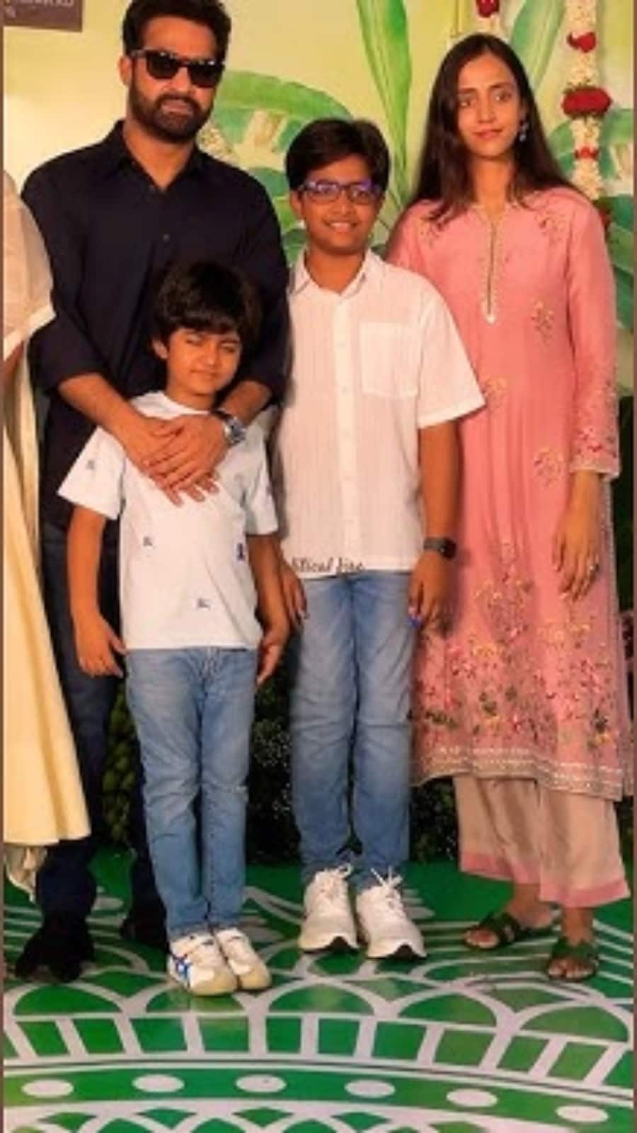 Junior Ntr Family Photos Jr. NTR Heads To Thailand For Devara: Part 1