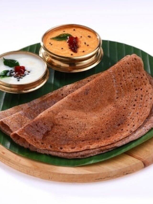 Tasty and Simple South Indian Ragi Dosa Recipe
