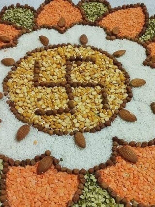 5 Kitchen Ingredients To Make Your Diwali Rangoli