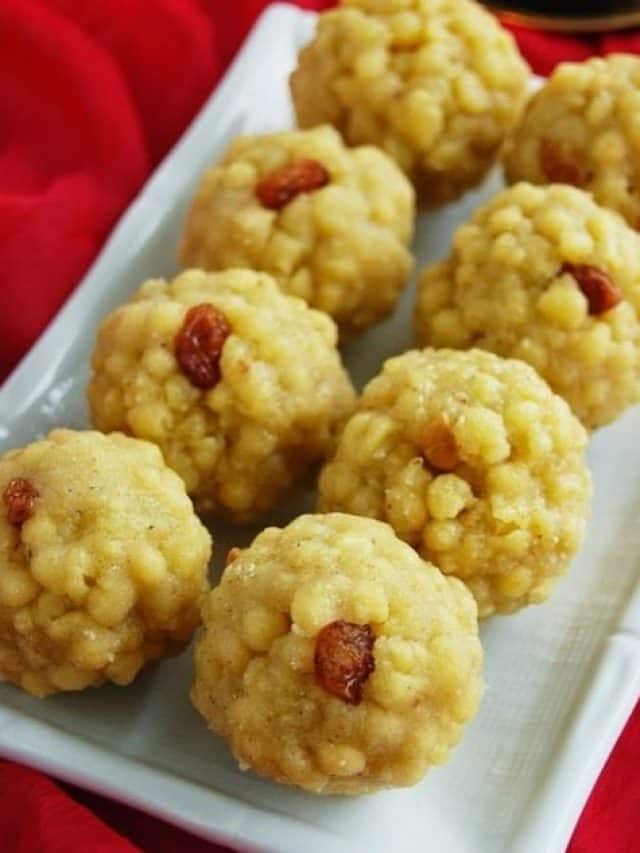 Simple and Tasty Boondi Laddoo Recipe To Try in Diwali