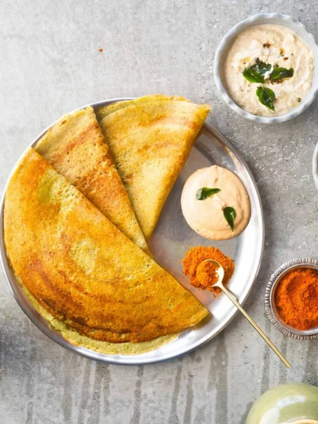 Healthy South Indian Moong Dal Dosa Recipe For Breakfast