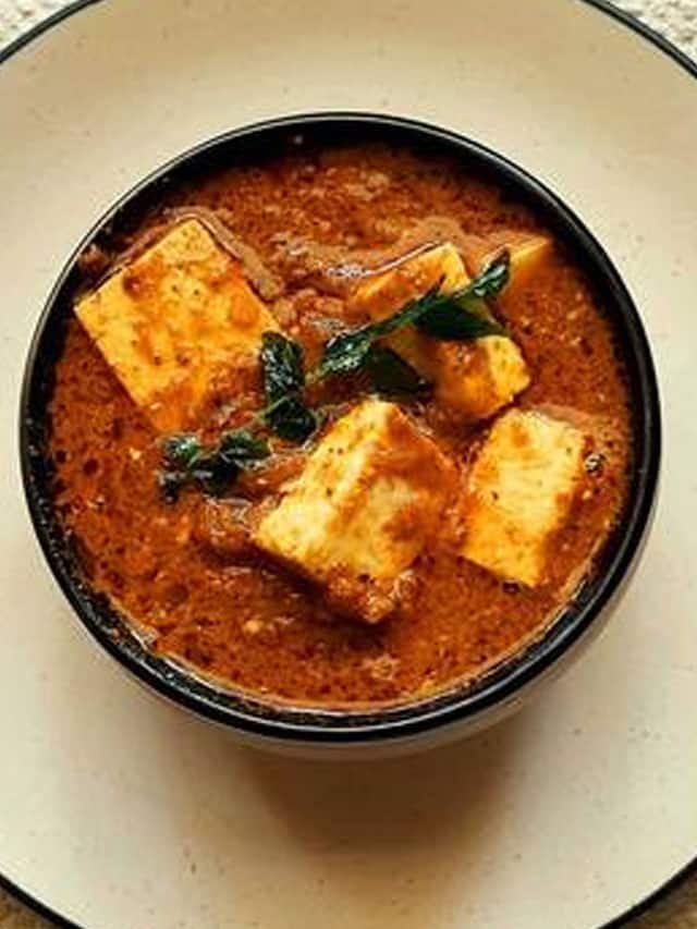 Tasty South Indian Paneer Chettinad Curry Recipe