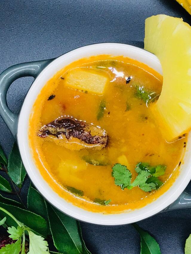 Easy South Indian Pineapple Rasam Recipe