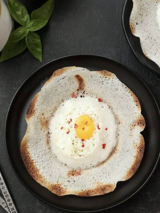 Delicious South Indian Egg Appam Recipe For Breakfast