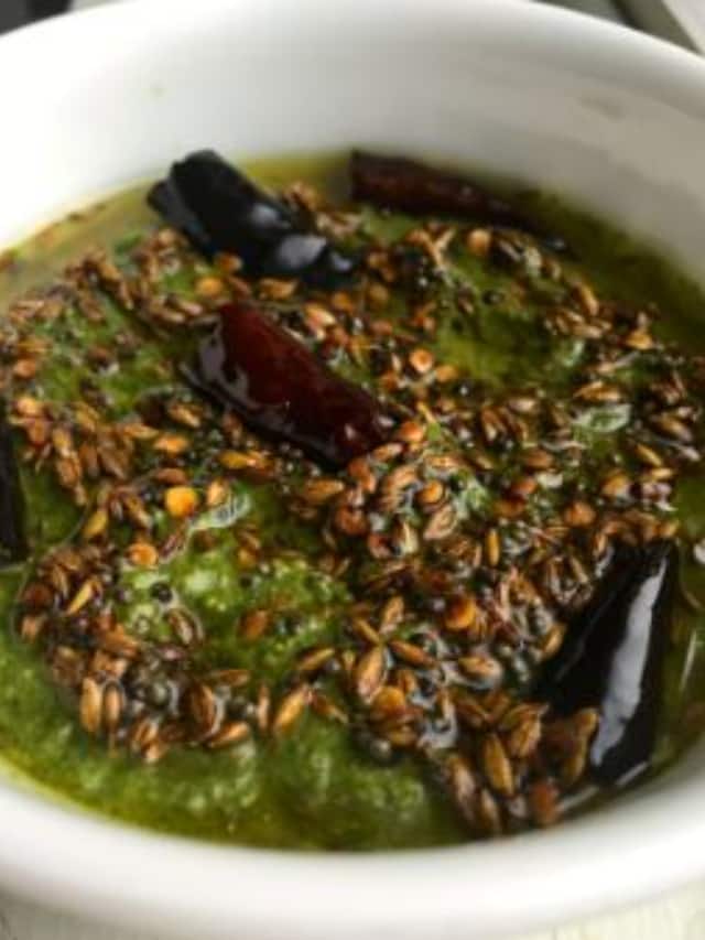 Tasty Andhra Style Palakura Pachadi Recipe