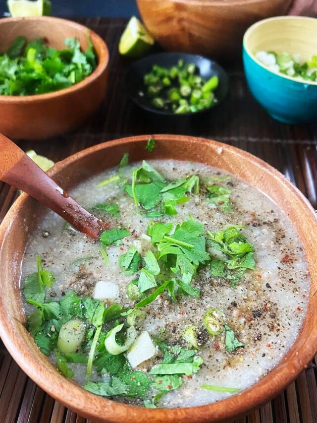 Tasty South Indian Rice Congee Recipe
