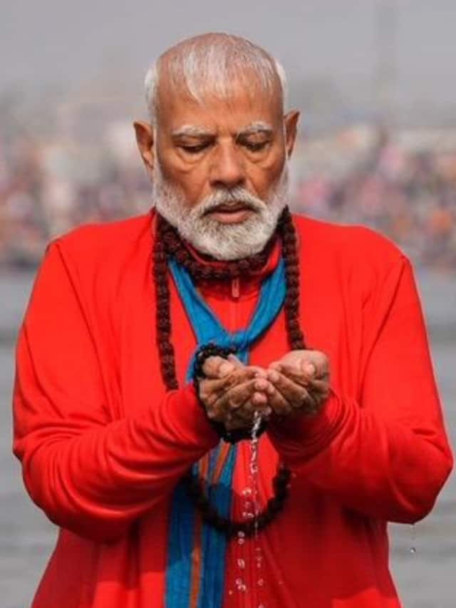 Maha Kumbh: PM Narendra Modi Takes Holy Dip at Sangam