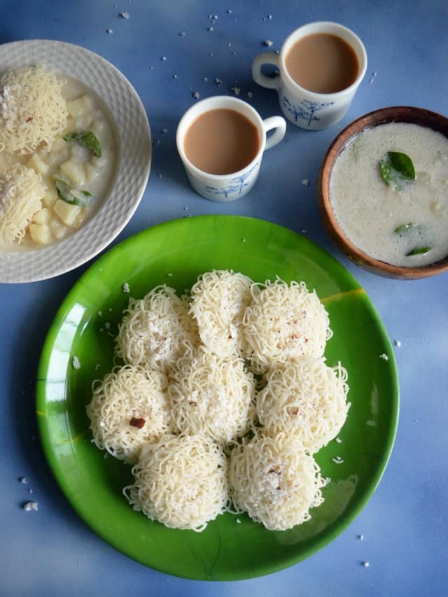 Tasty Coconut Idiyappam Recipe for Breakfast