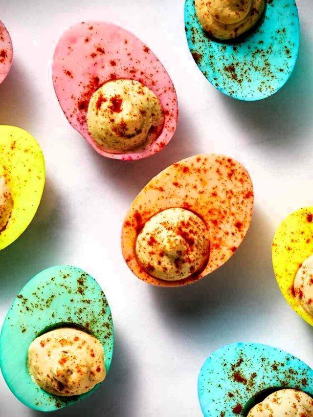 Tasty Easter Deviled Eggs Recipe 1895