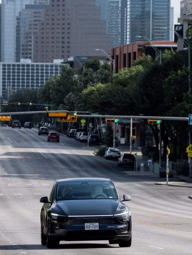 Reactions split as Tesla’s robotaxi hits Austin streets