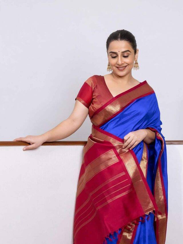 Vidya Balan's Elegant Saree Looks During Navratri 2025